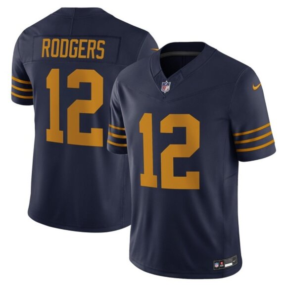 Sweaters | Mens Youths Womens Aaron Rodgers Navy 1923 Vapor Jersey ...
